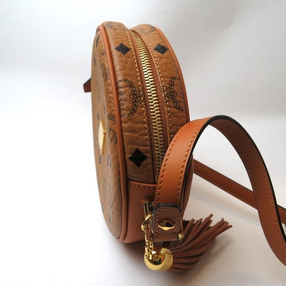 MCM | Bags | Mcm Visetos Tambourine Shoulder Bag Yellow | Poshmark